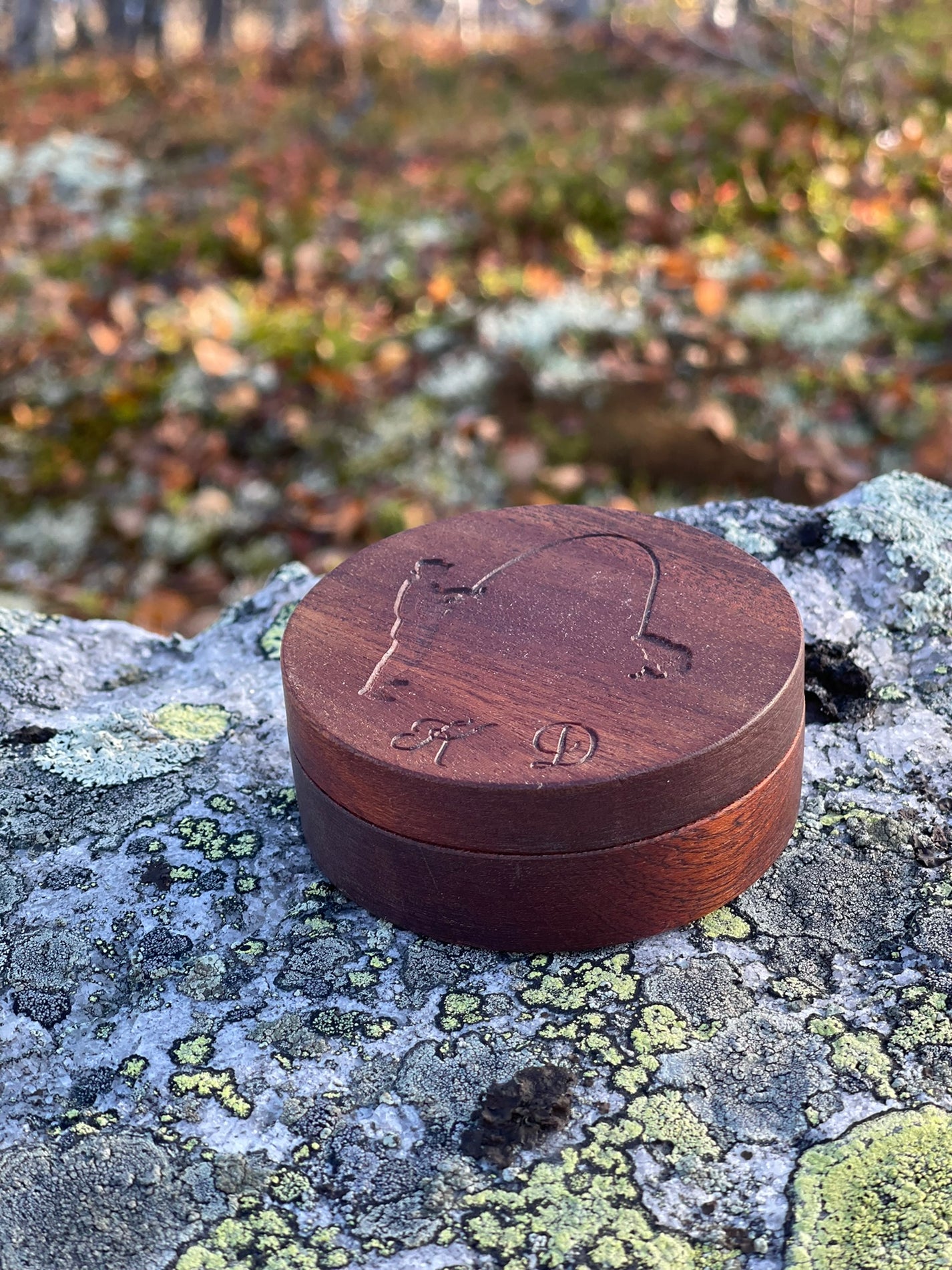 Snusboks i kirsebær – Woodvibe AS